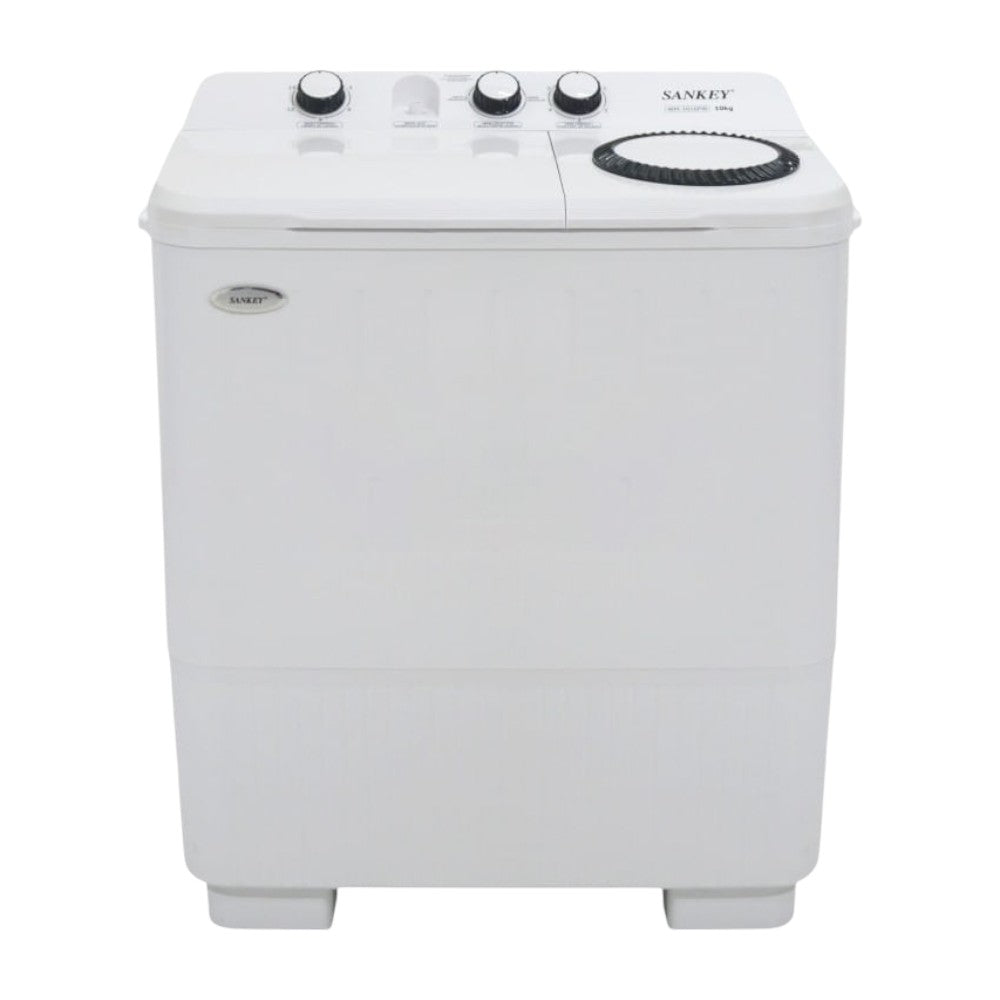 Lavadora Semi-Automática Sankey 10Kg /Doble Tina / Blanco – Titan.com.pa