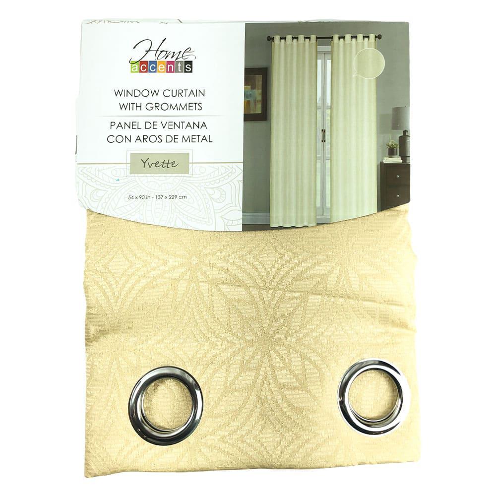 Cortina Home Accents Yvette Blackout 54" x 90" - Dorado – Titan.com.pa