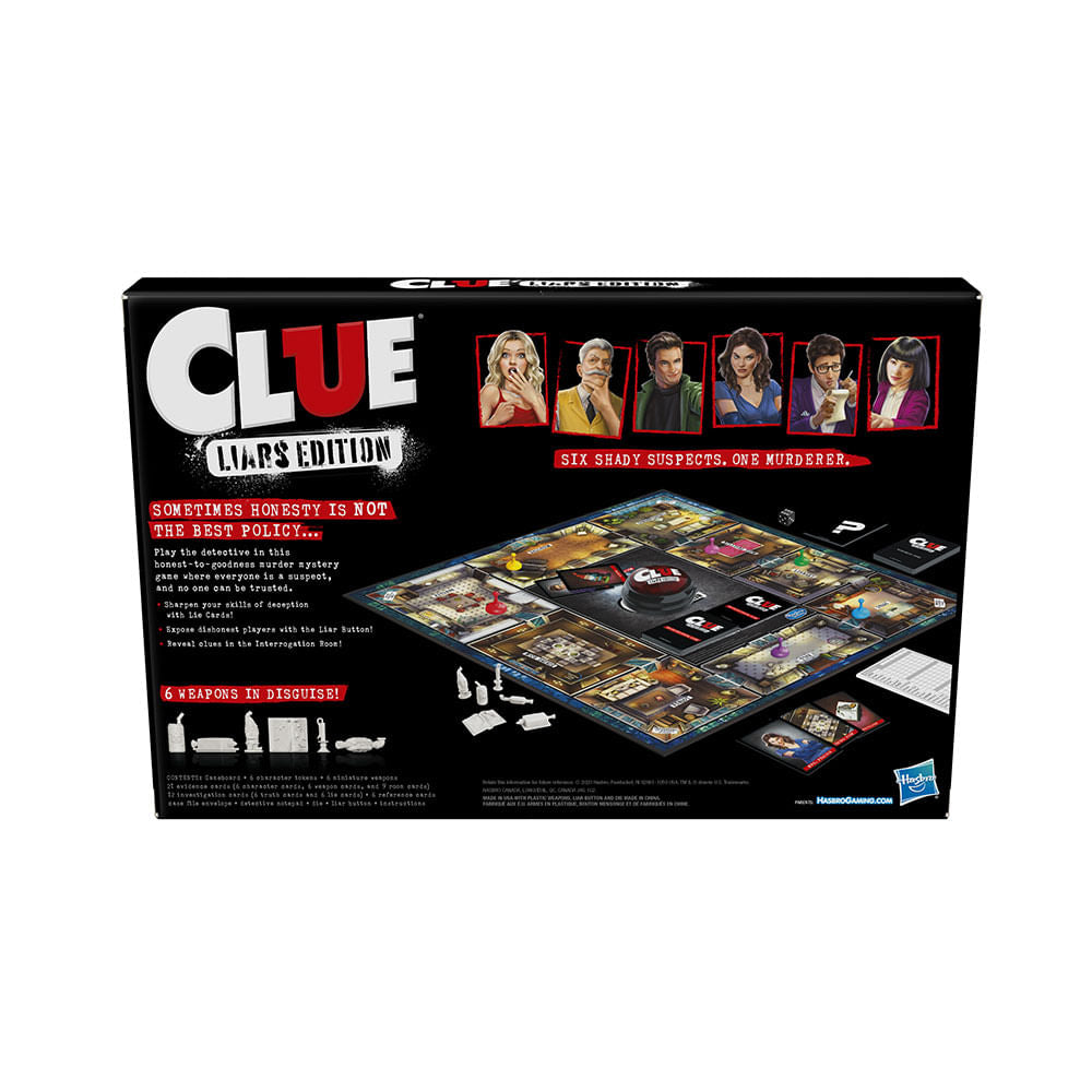 Juego de Mesa Clue Liars Edition Hasbro – Titan.com.pa