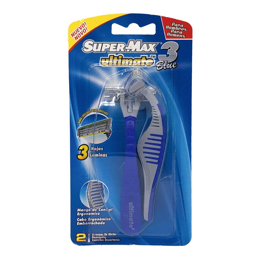 Afeitadora Super Max 3 Hojillas 2 Piezas – Titan.com.pa