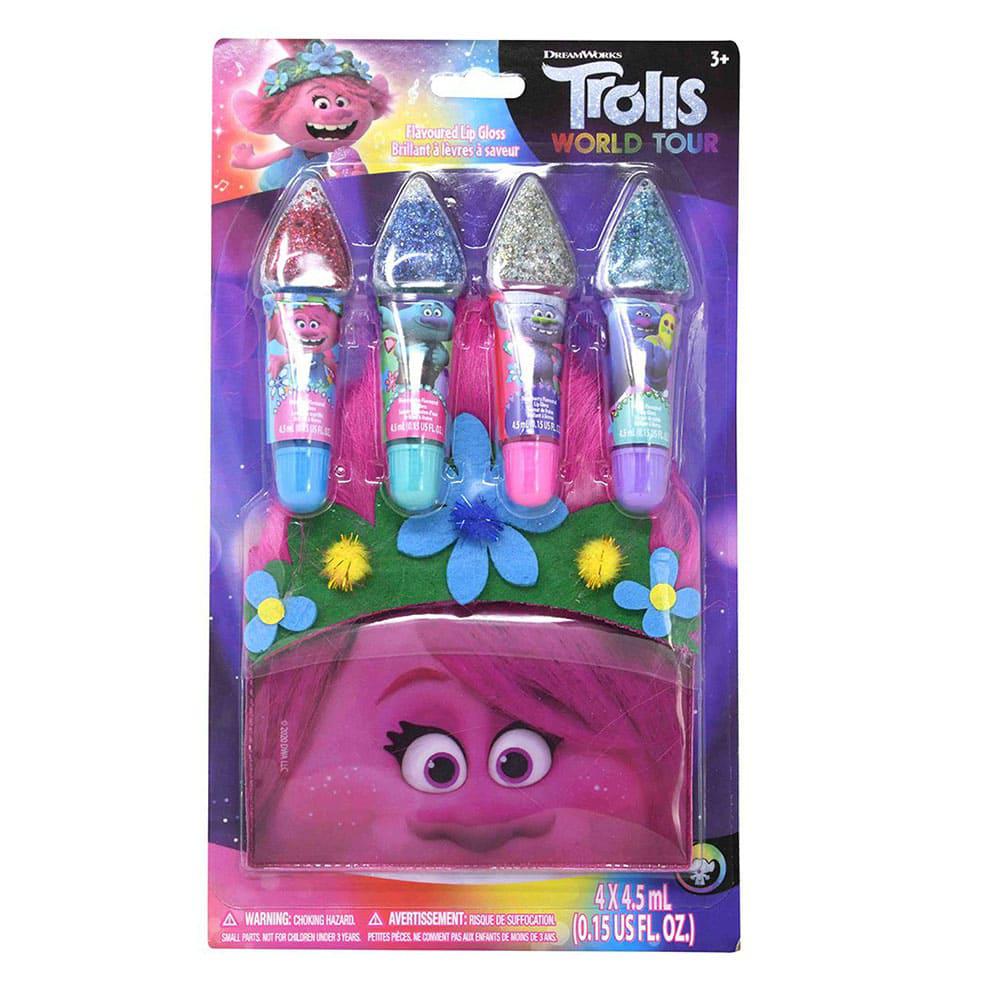 Brillo Labial Trolls 4 Piezas – Titan.com.pa